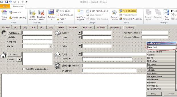 10 easy steps to customizing an Outlook 2010 form | ComTech Computer ...